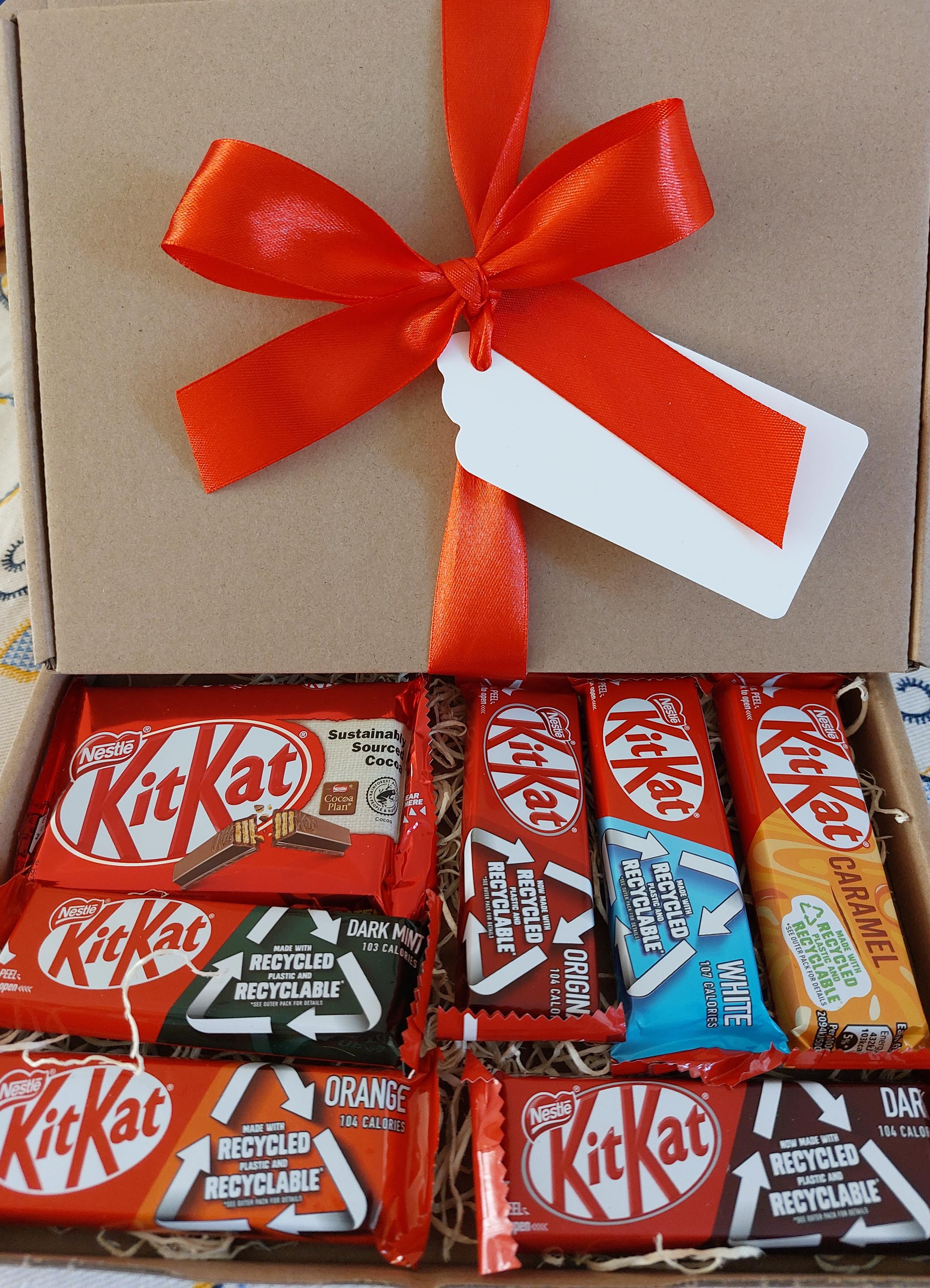 Chocolate Bar Gift Box /kitkat Hamper Chocolate Gift Box /personalised ...