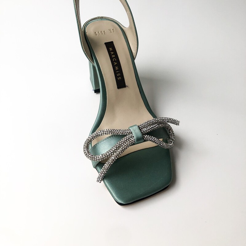 Green Sandals - Etsy