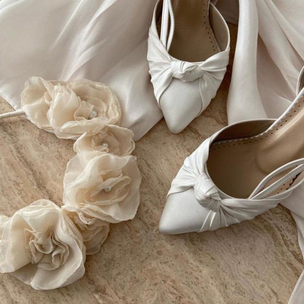 Satin Wedding Shoes - Etsy