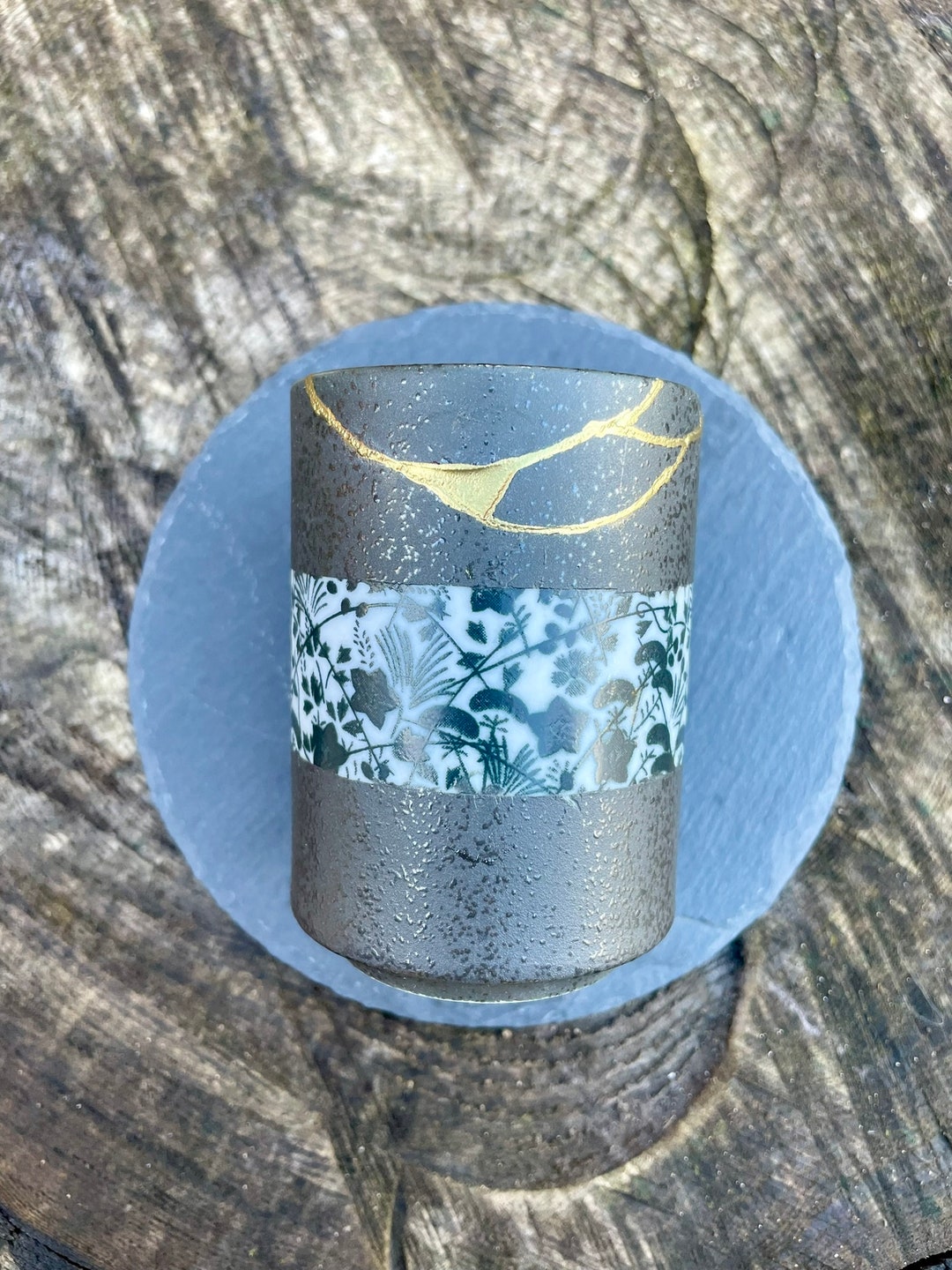 Kintsugi, Flower Panel Vase - Etsy