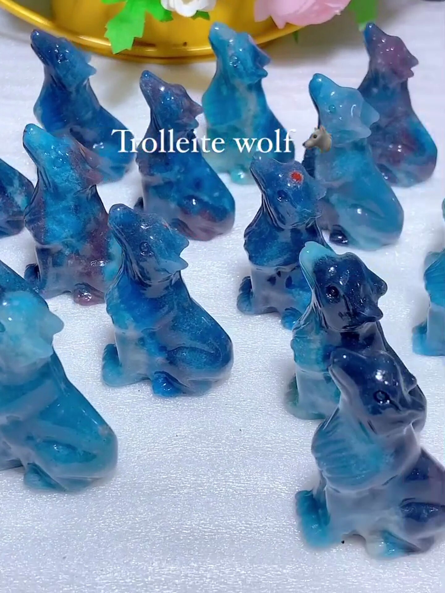 1PC Hand Carved Trolleite Wolf Carving Natural Trolleite - Etsy