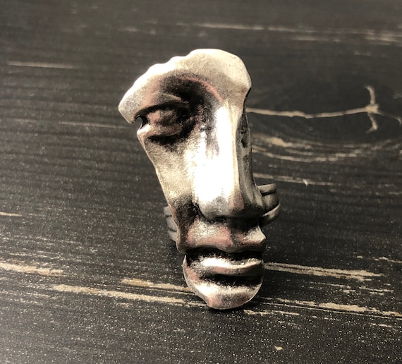 BOHO RING Unique Statement Ring Face Ring Rings for - Etsy