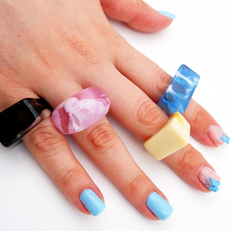 Resin Stacking Ring - Etsy