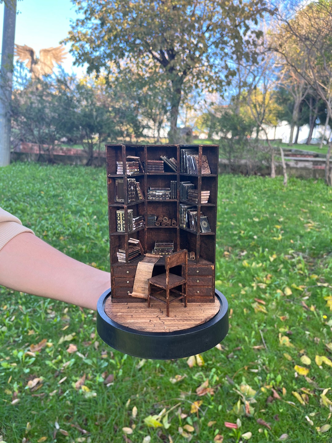 Miniature Bookshelf Miniature Bookcase Booknook/ - Etsy