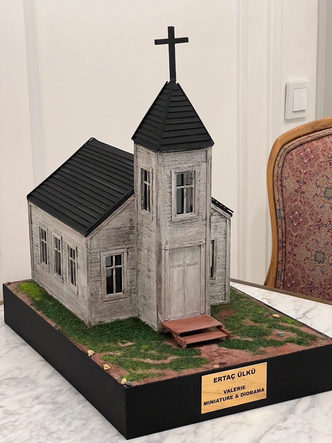 Miniature Church, Diorama- Dollhouse Church - Etsy