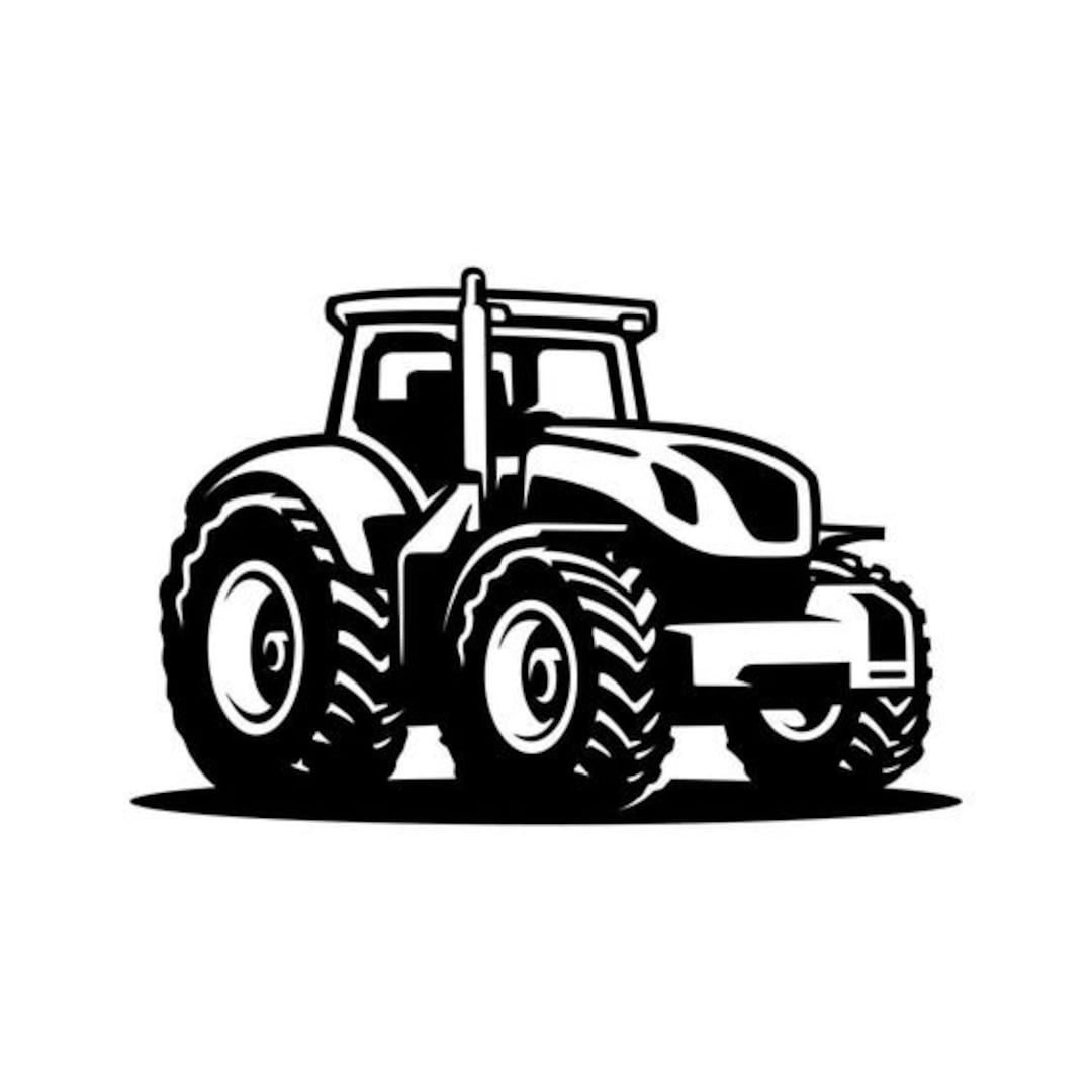 Tractor Farm Farming Decal Car Van Bonnet Vinyl Side Sticker Wall Art ...