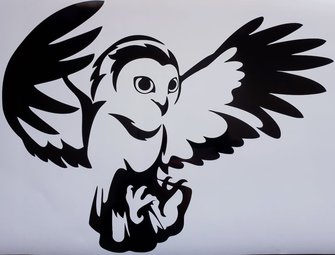 Owl Vinyl Decal Decor Car Van Bonnet Vinyl Side Sticker Hood Vinyl ...