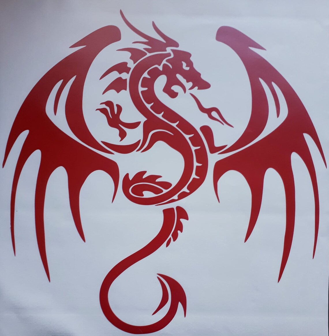 Dragon Decal Sticker Vinyl Car Bonnet Side Sticker Decal Wall Art ...