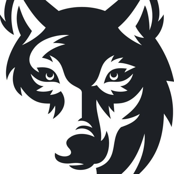 Large Wolf Car Decal - Etsy