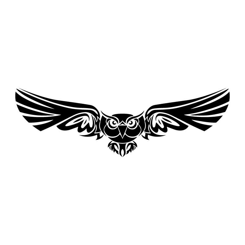 Owl Wall Decal - Etsy UK