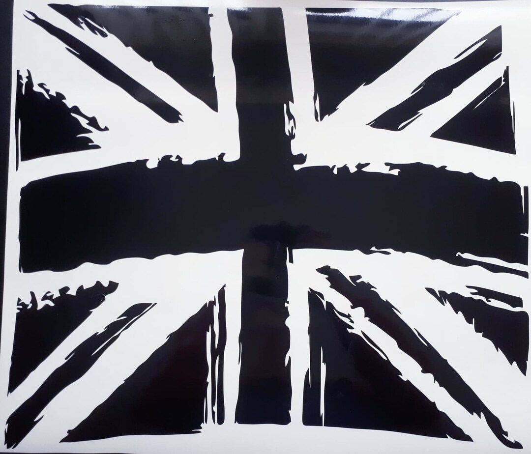 Union Jack Flag Decal Decor Decal Car Van Bonnet Vinyl Side Sticker ...