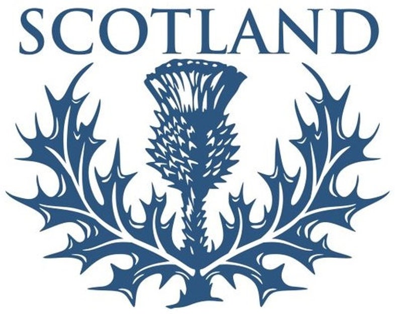 Scotland Thistle Decal Car Sticker Vinyl Wall Art Bonnet Side Sticker ...