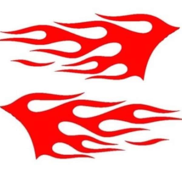 Flame Decals - Etsy