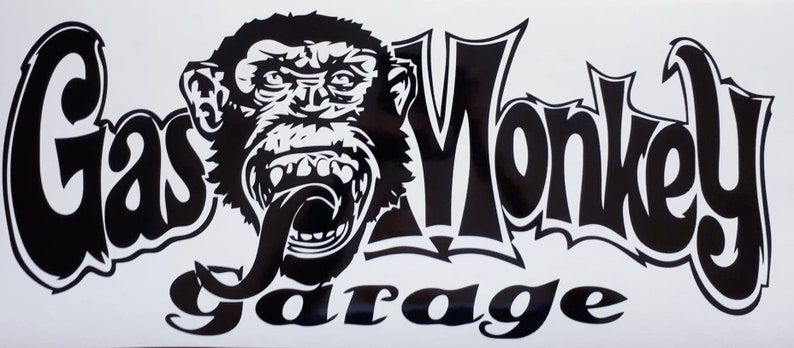 Monkey Decal Car Bonnet Side Sticker Decal Wall Art Decal Vinyl Graphic ...