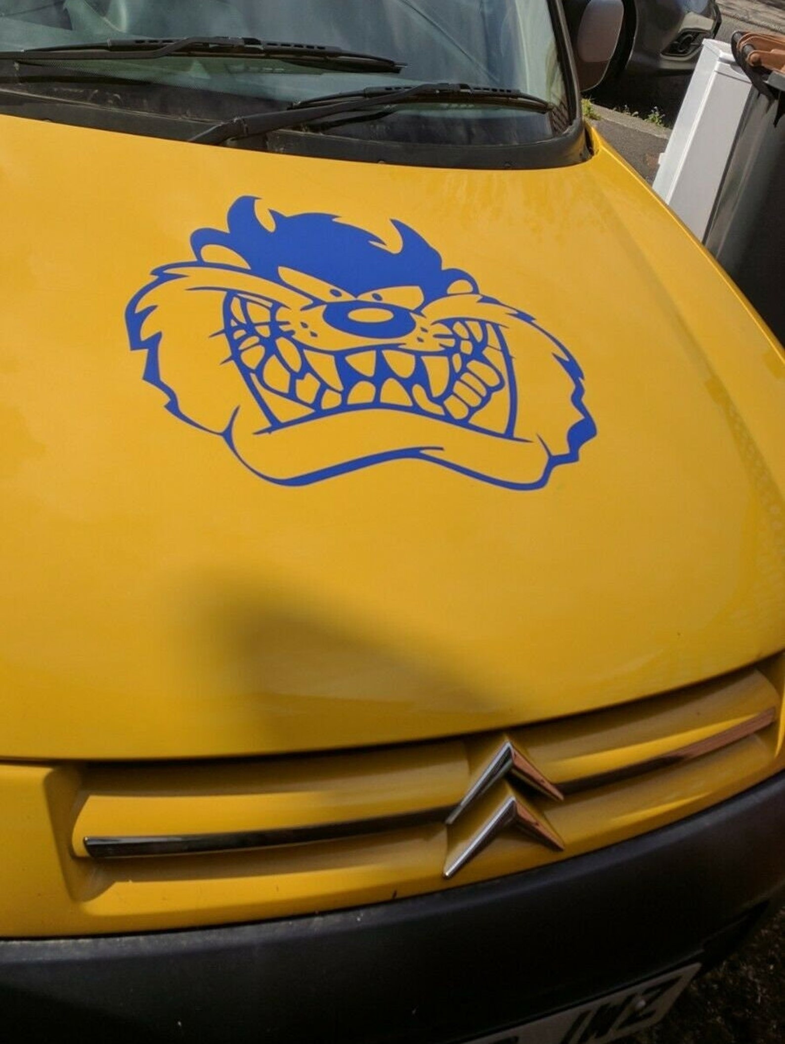 Taz Monster Head Car Van Bonnet Side Sticker Decal Vinyl Graphic Garage ...