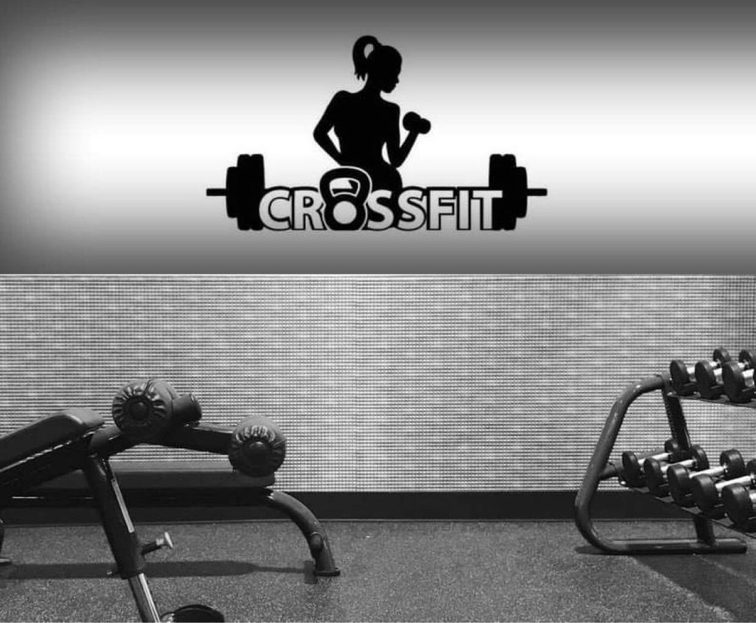 Large 23 Crossfit the Gym Vinyl Sticker Decal Wall Art Graphic Shop ...