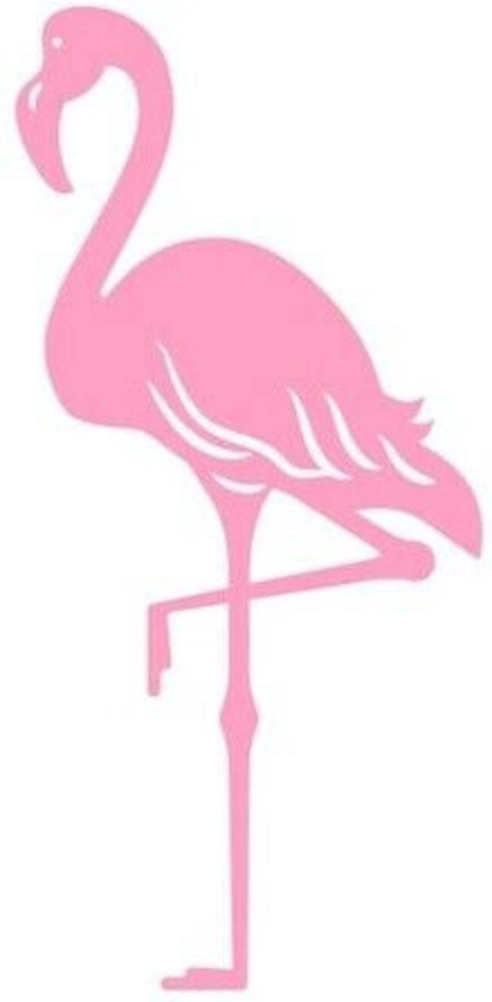 Flamingo Decal Vinyl Wall Art Car Decal Cocktail Party - Etsy