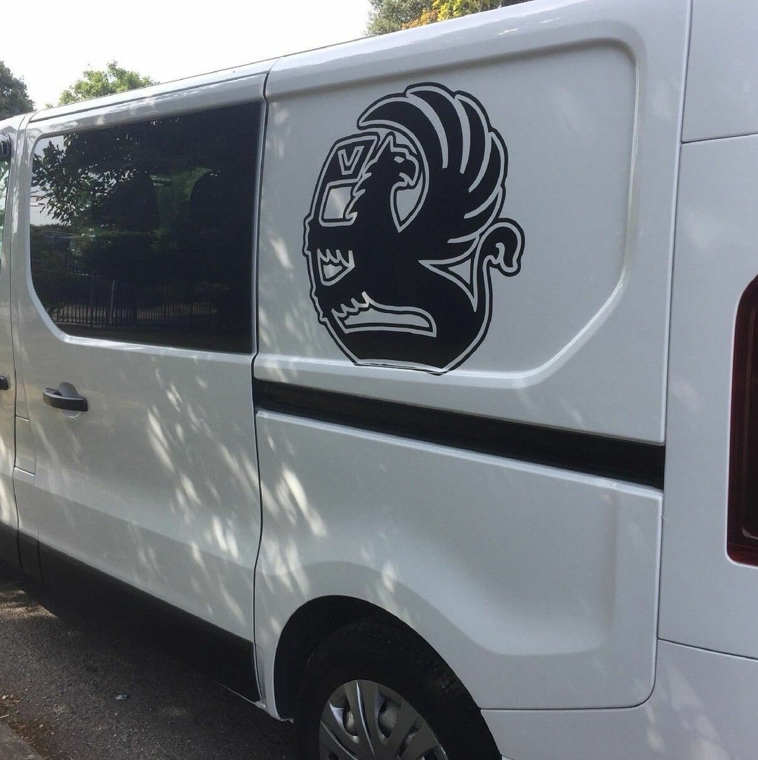 2 Large 23x23 Inch Vauxhall Car Van Bonnet Side Stickers Decals ...