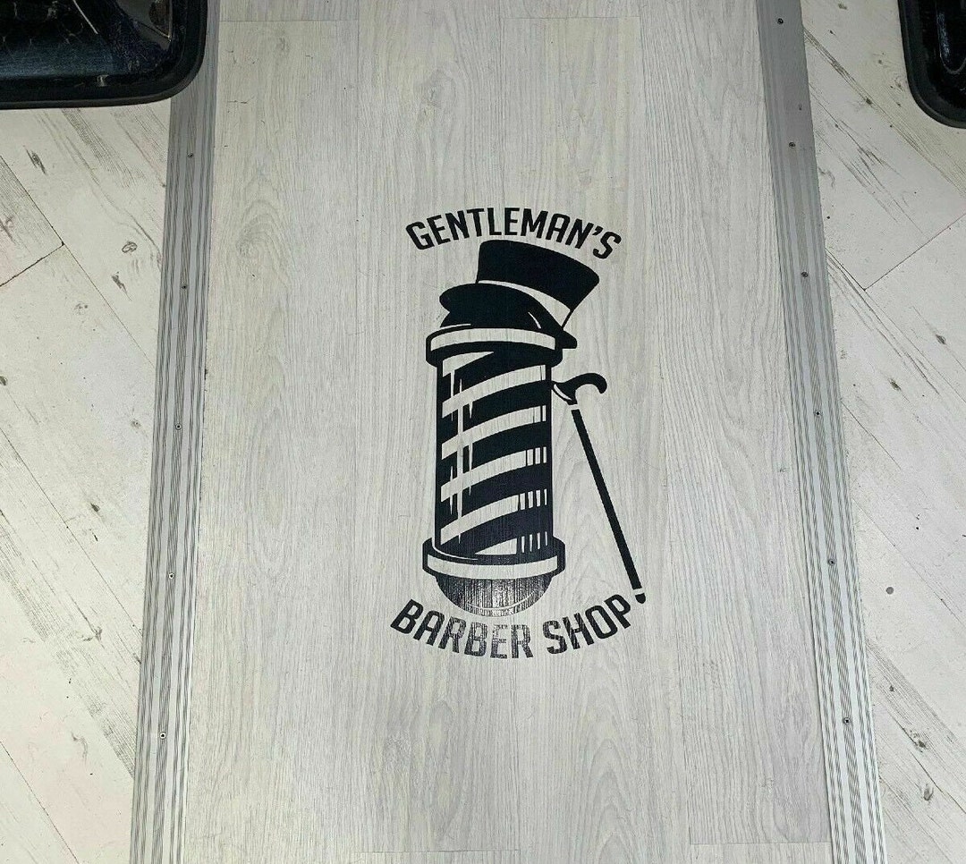 Barber Shop Decal Barber Pole Sticker Wall Art Decal Window Vinyl ...