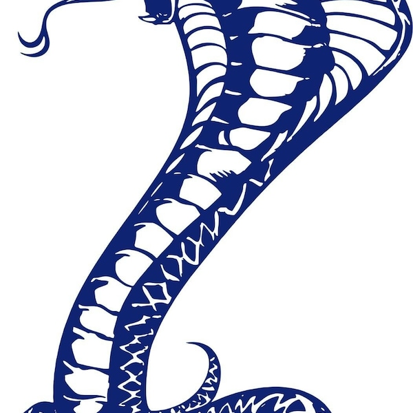 King Cobra Snake Decal - Etsy