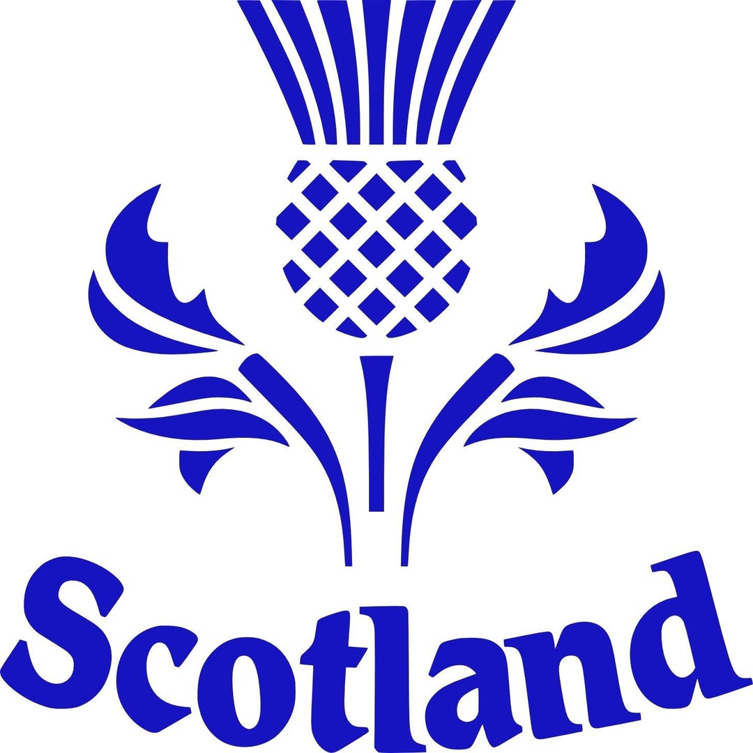 Scotland Thistle Decal Car Sticker Vinyl Wall Art Bonnet Side Sticker ...