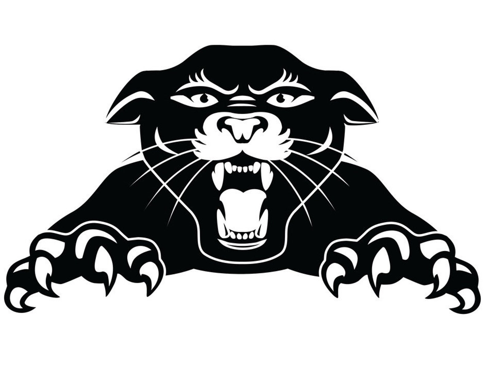 Panther Claws Puma Car Bonnet Side Sticker Van Vinyl Decal Wall Art ...