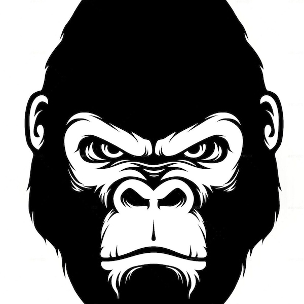 Gorilla Window Decal - Etsy