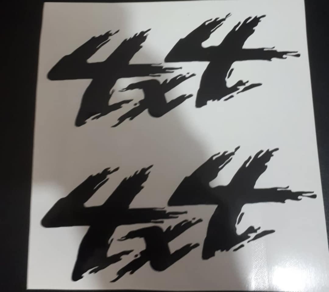2 4x4 off Road Decals Car Van Side Stickers Graphics Jeep Quad Warrior ...