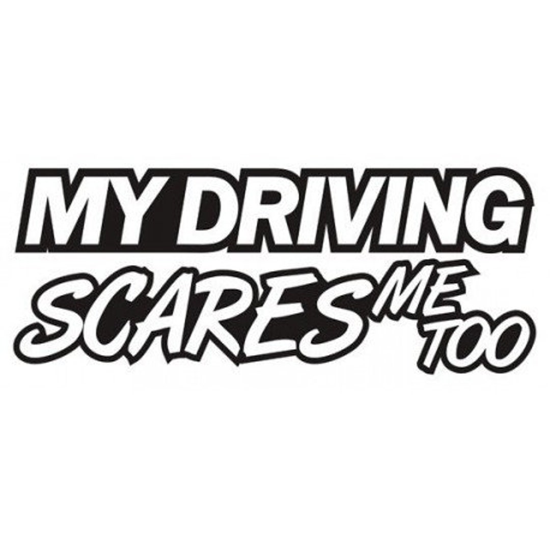 Funny Fun Rude Joke Vinyl Car Van Sticker Graphic Decal My Driving ...