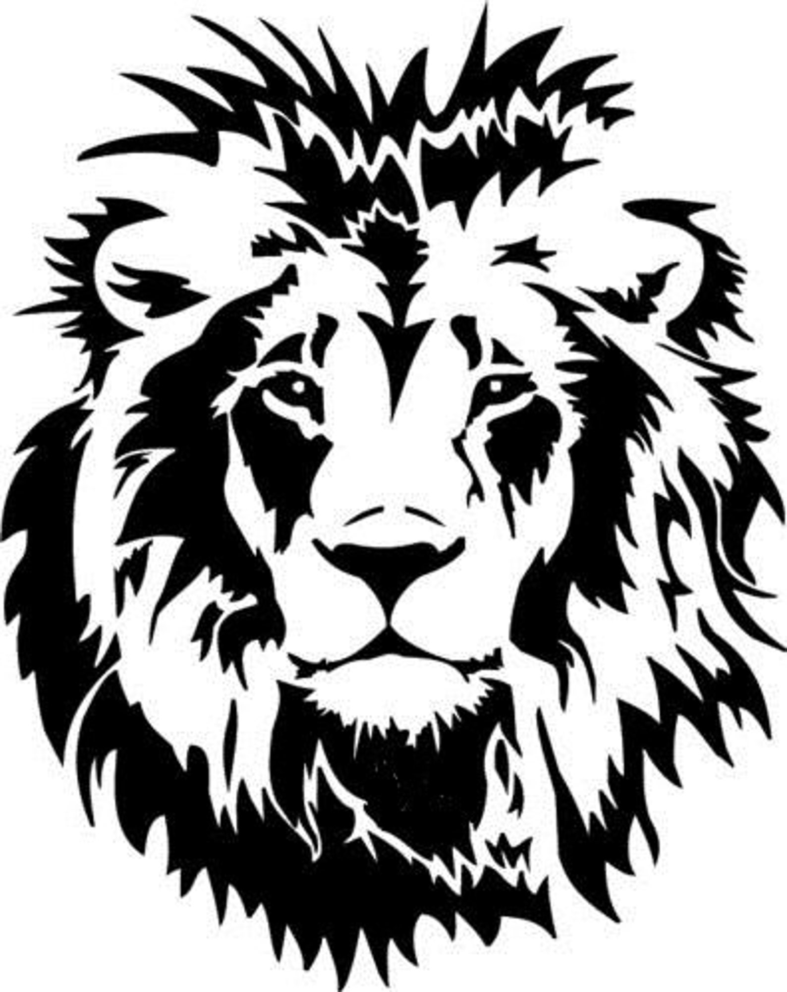 Large 21 X18 Lion Car Bonnet Side Sticker Decal Wall Art Animal Safari ...