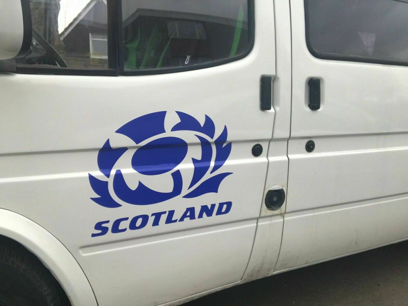 Scotland Thistle Decal Car Sticker Vinyl Wall Art Bonnet Side Sticker ...