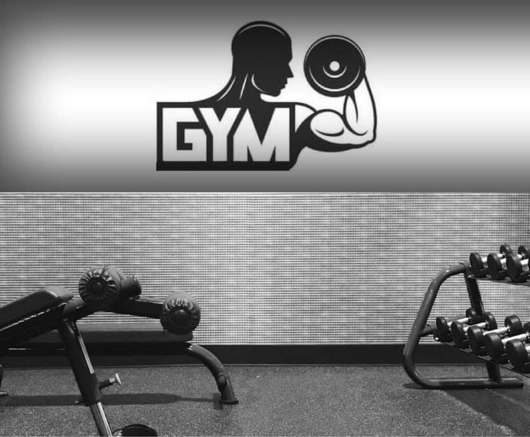 Large 23 X 16 Inch the Gym Vinyl Sticker Decal Wall Art Graphic Shop ...