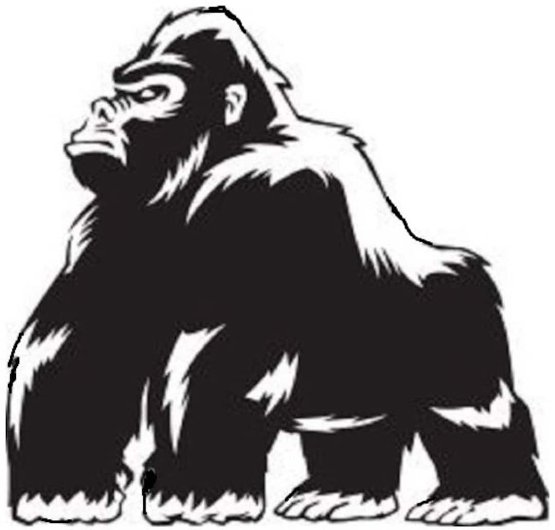 Gorilla Decal Car Bonnet Side Sticker Vinyl Graphic off Road Adventure ...