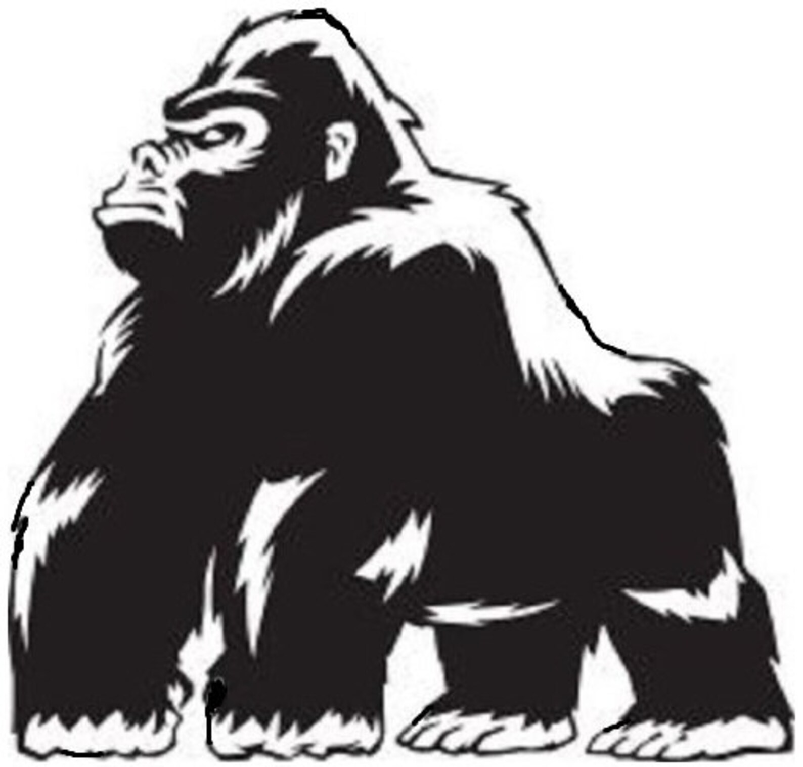 Gorilla Decal Car Bonnet Side Sticker Vinyl Graphic off Road - Etsy