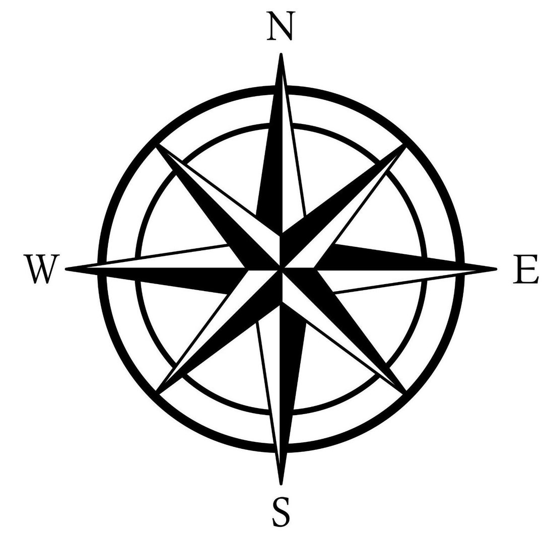 Compass Car Bonnet Side Sticker Vinyl Graphic off Road Adventure ...