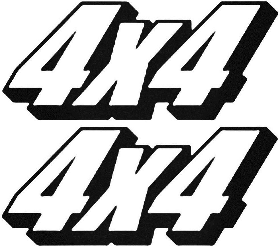 2 4x4 off Road Decals Car Van Side Stickers Graphics Jeep Quad Warrior ...