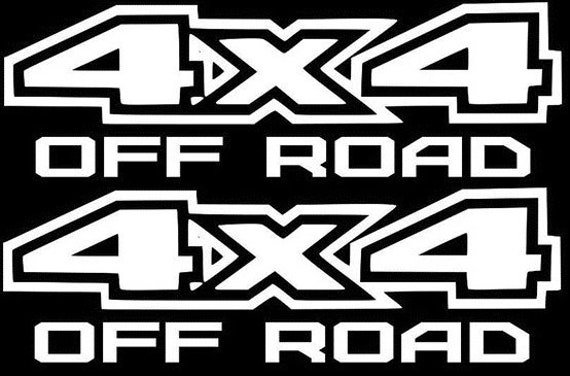 2 4x4 off Road Decals Car Van Side Stickers Graphics Jeep Quad | Etsy