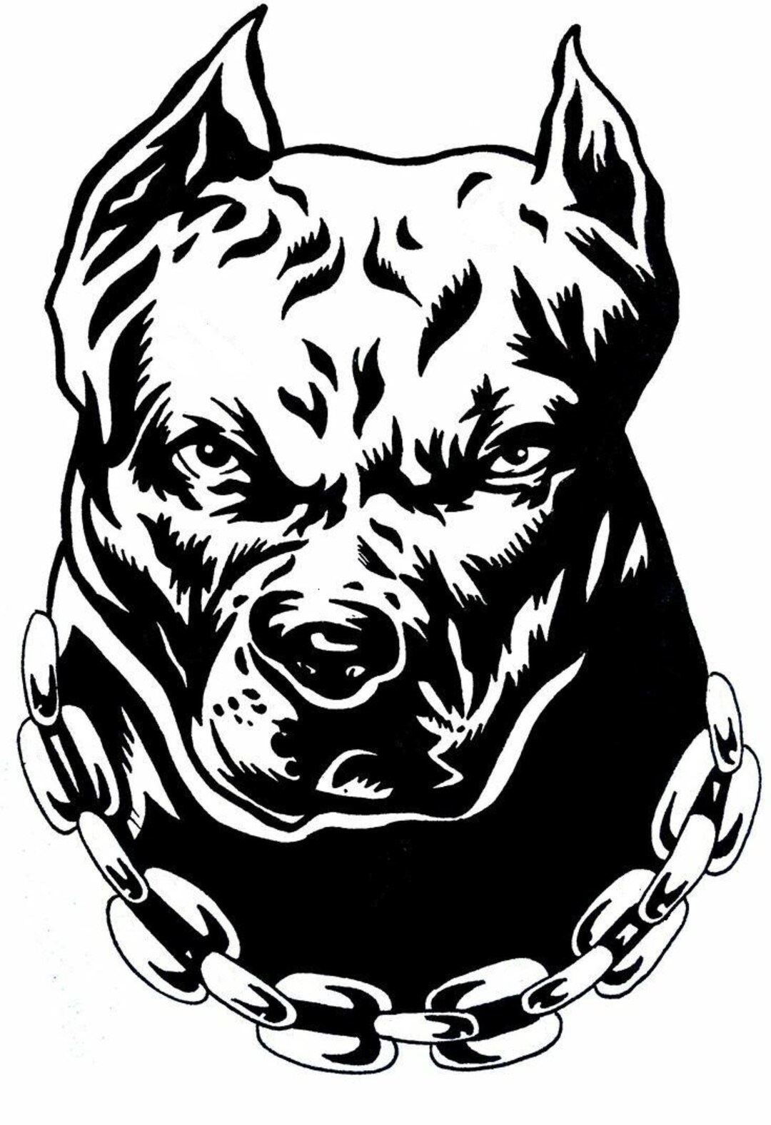 Staffy Dog Decal Vinyl Wall Art Sticker Staffordshire Bull Terrier Dog ...