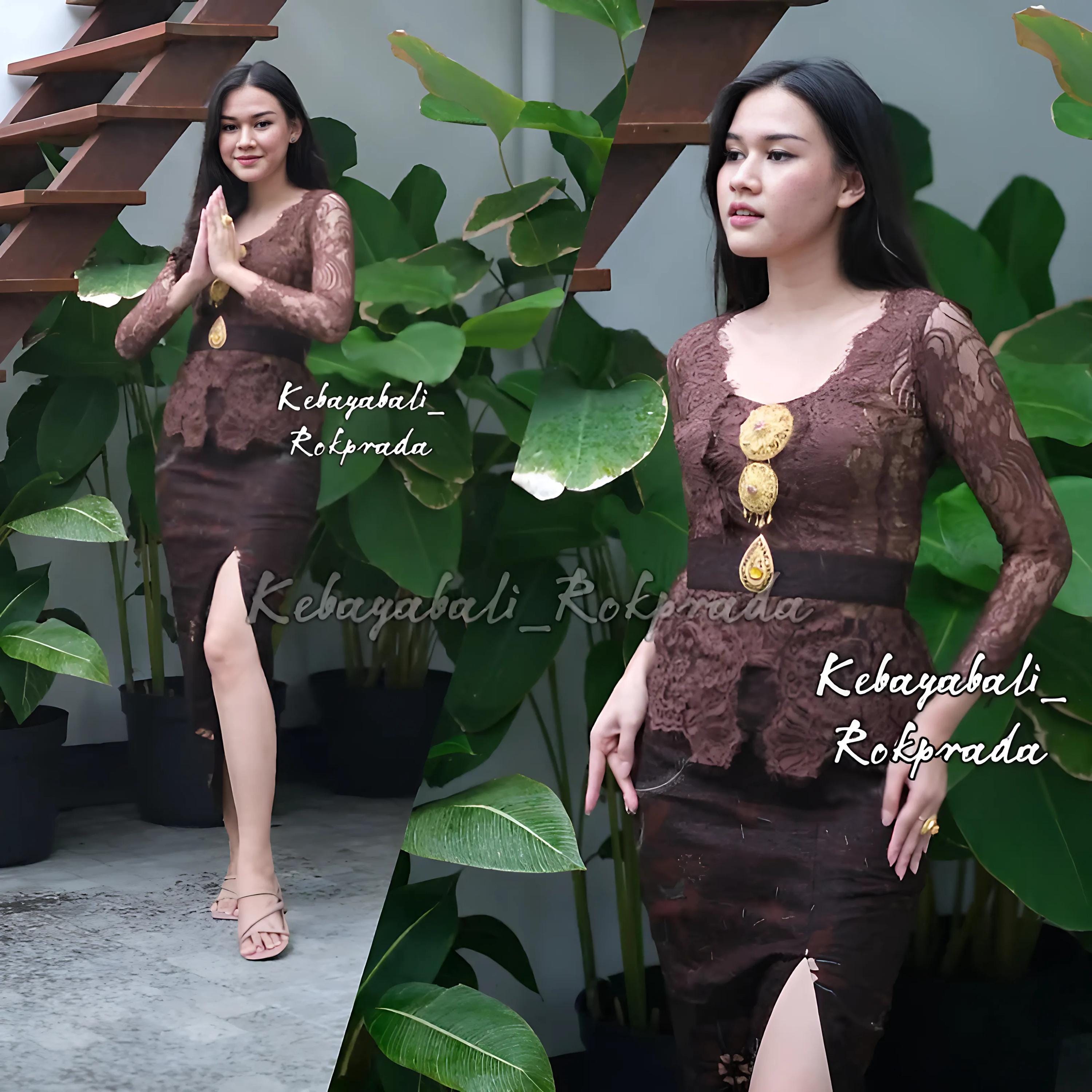 Kebaya Dress Complete Set for Weddings or Formal Event , Made of ...