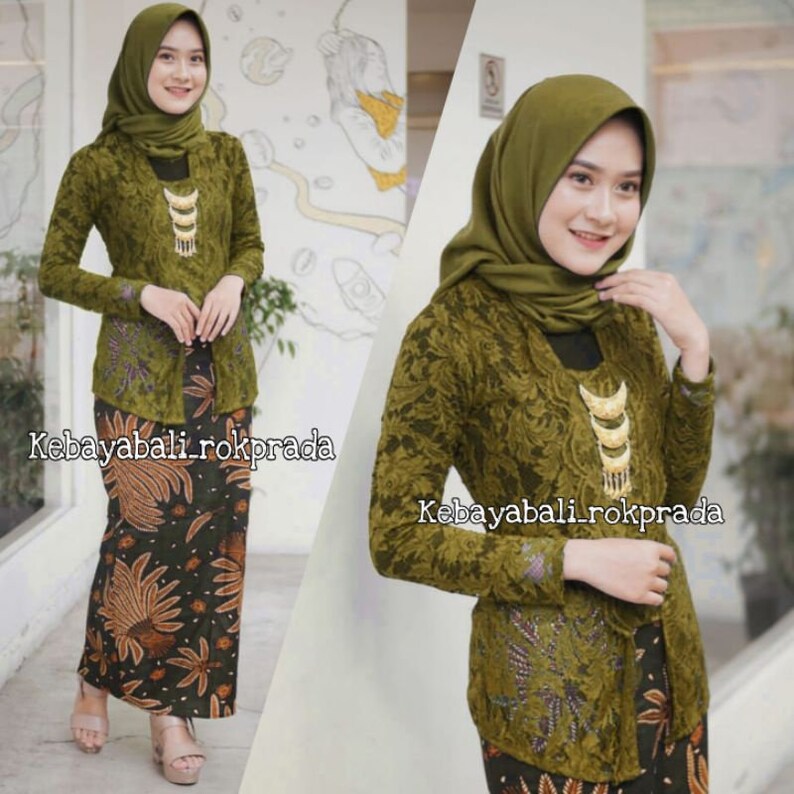 Kebaya Dress Complete Set for Weddings or Formal Event , Made of ...