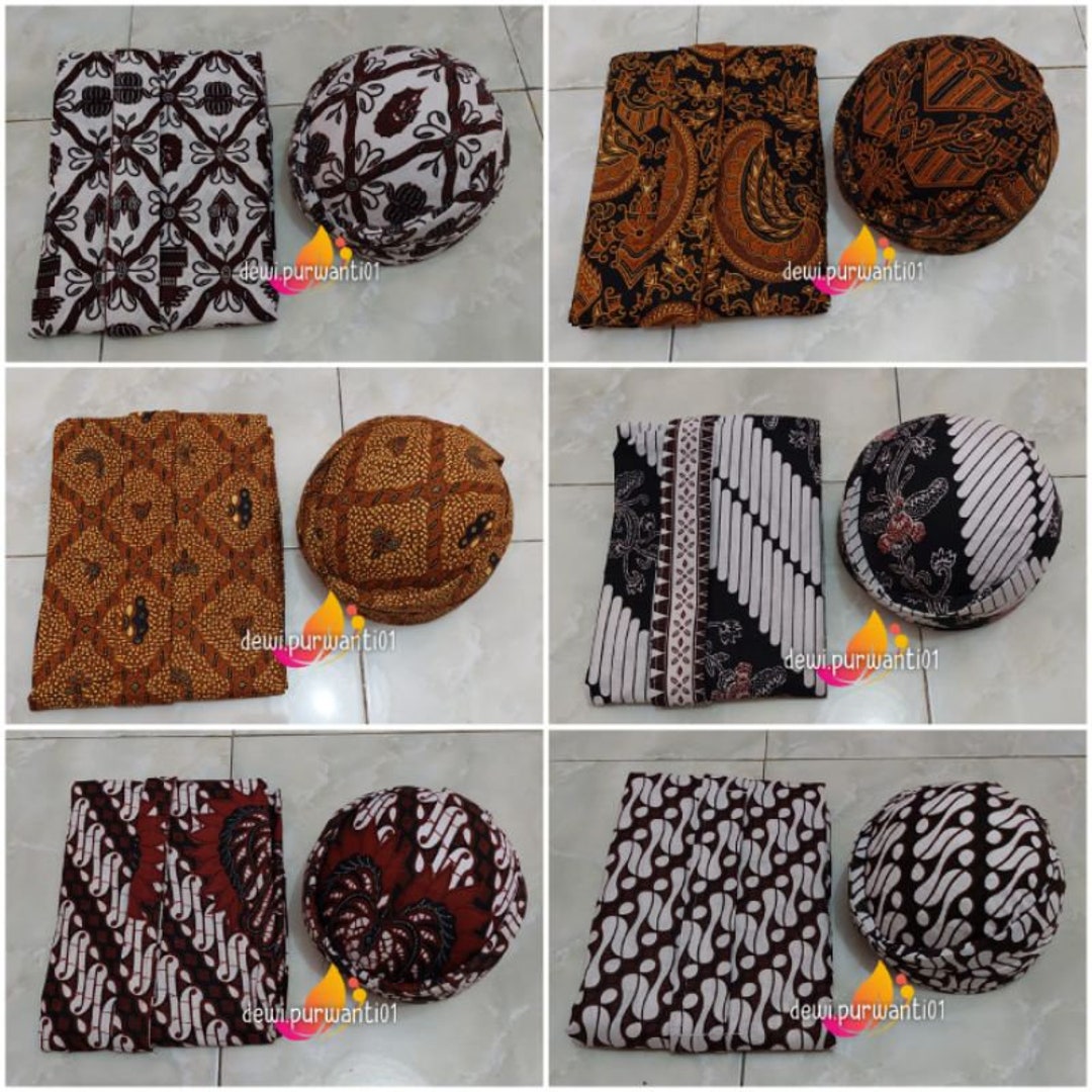 Javanese Men's Traditional Clothes Instant Jarik Sarong Javanese ...