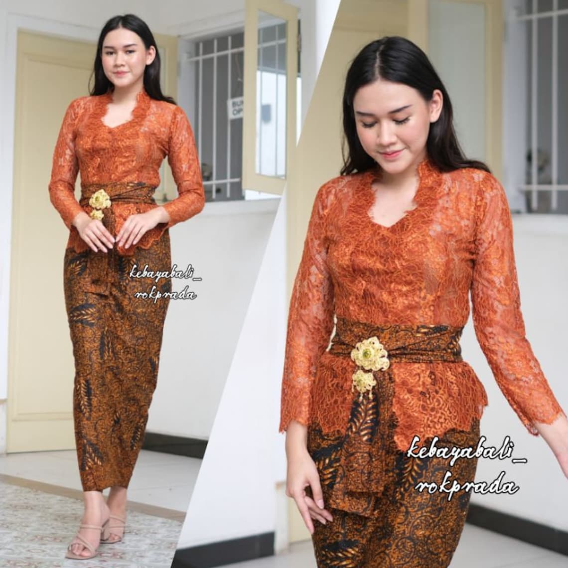 Kebaya Dress Complete Set for Weddings or Formal Event - Etsy