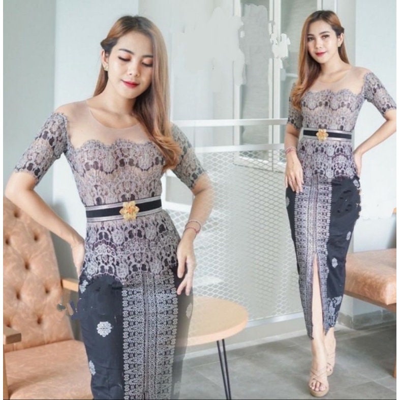 Kebaya Dress Complete Set for Wedding or Formal Event - Etsy