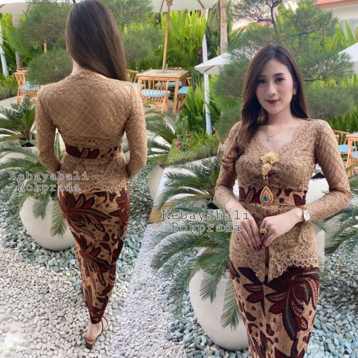 Kebaya Dress Complete Set for Weddings or Formal Event - Etsy