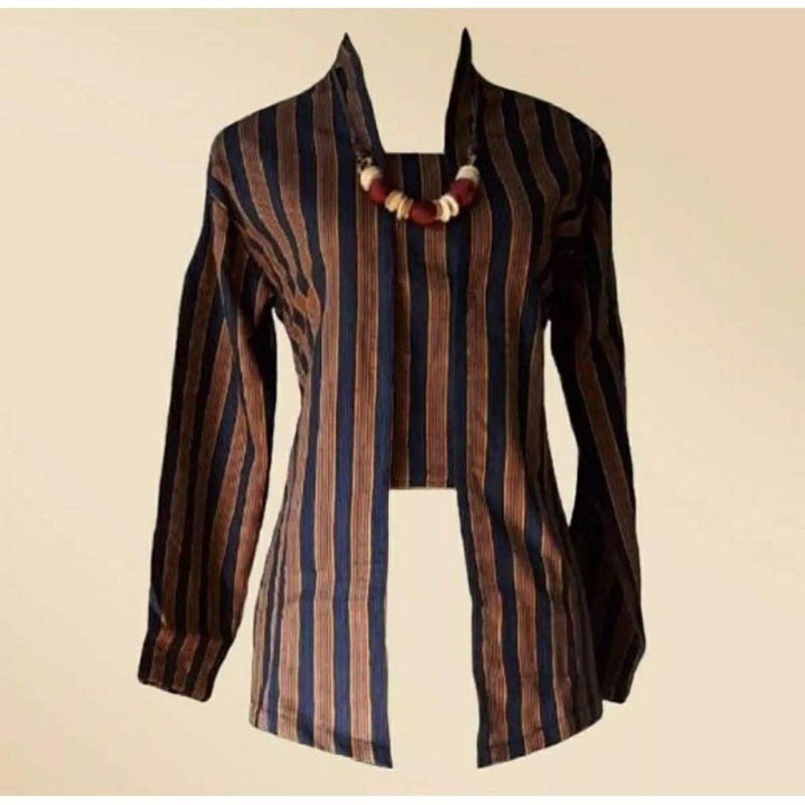 Javanese Traditional Clothes | Surjan Lurik Shirt | Kebaya Blangkon ...