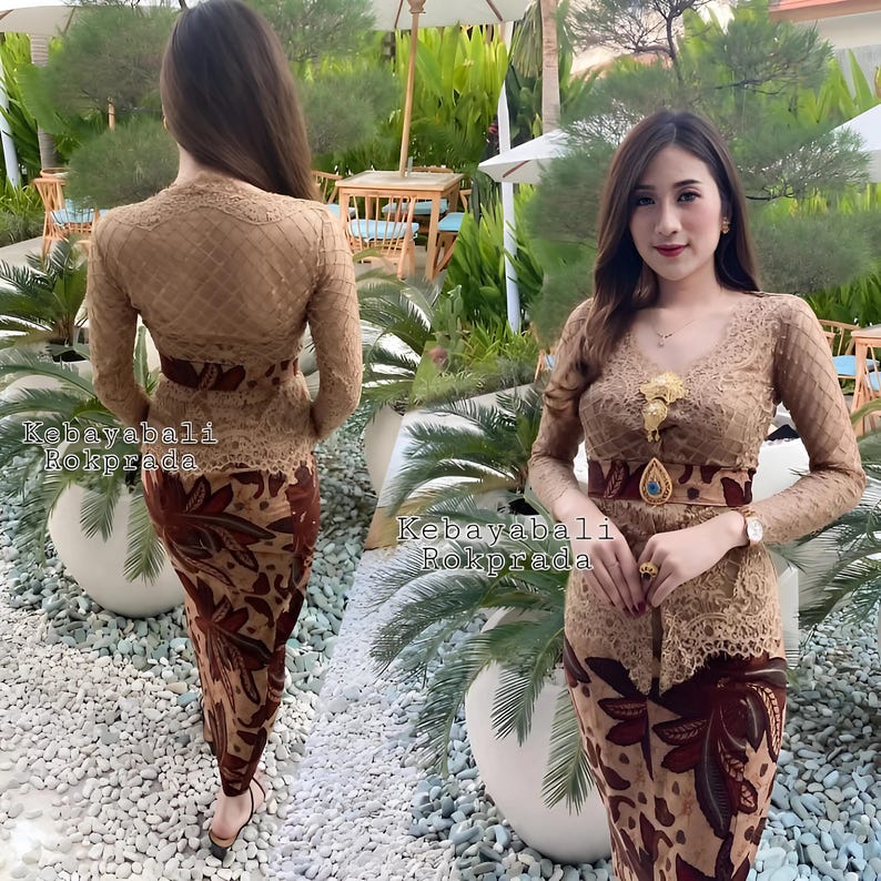Kebaya Dress | Complete Set | for Weddings or Formal Event | Made of ...