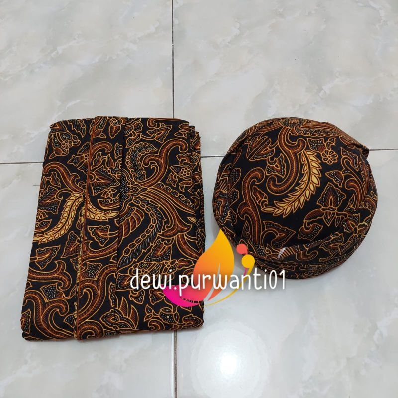 Javanese Men's Traditional Clothes Instant Jarik Sarong Javanese ...