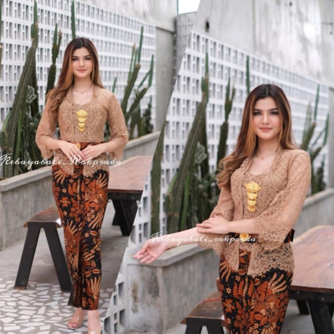 Kebaya Dress | Complete Set | for Wedding or Formal Event | Made of ...