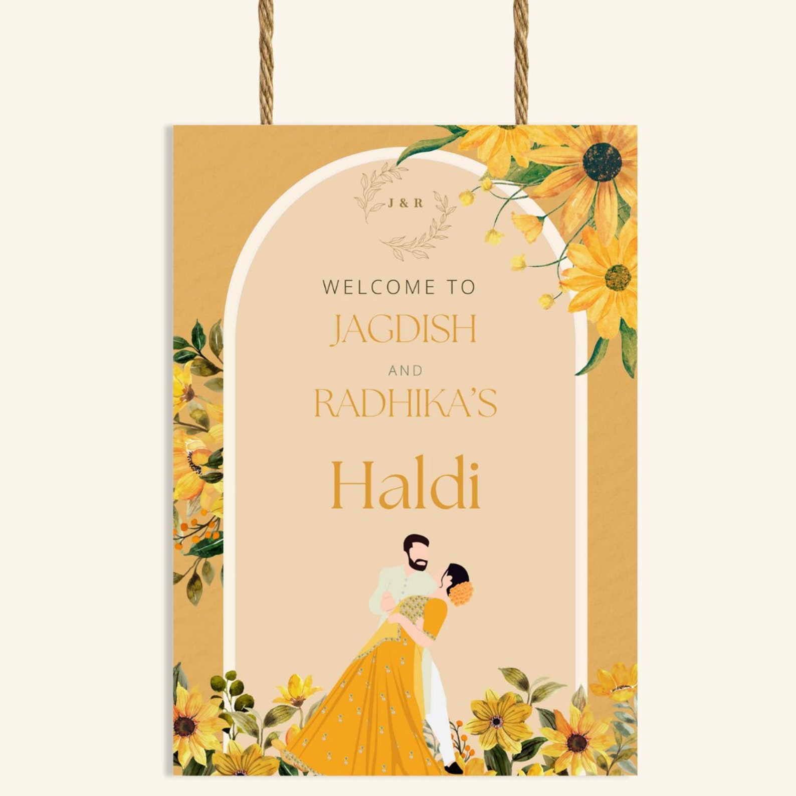 Haldi Decor Signs | Wedding Haldi Signs | Haldi Decoration | Haldi ...