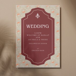 Hindu Wedding Invitation Bundle Instant Download Haldi, Sangeet ...